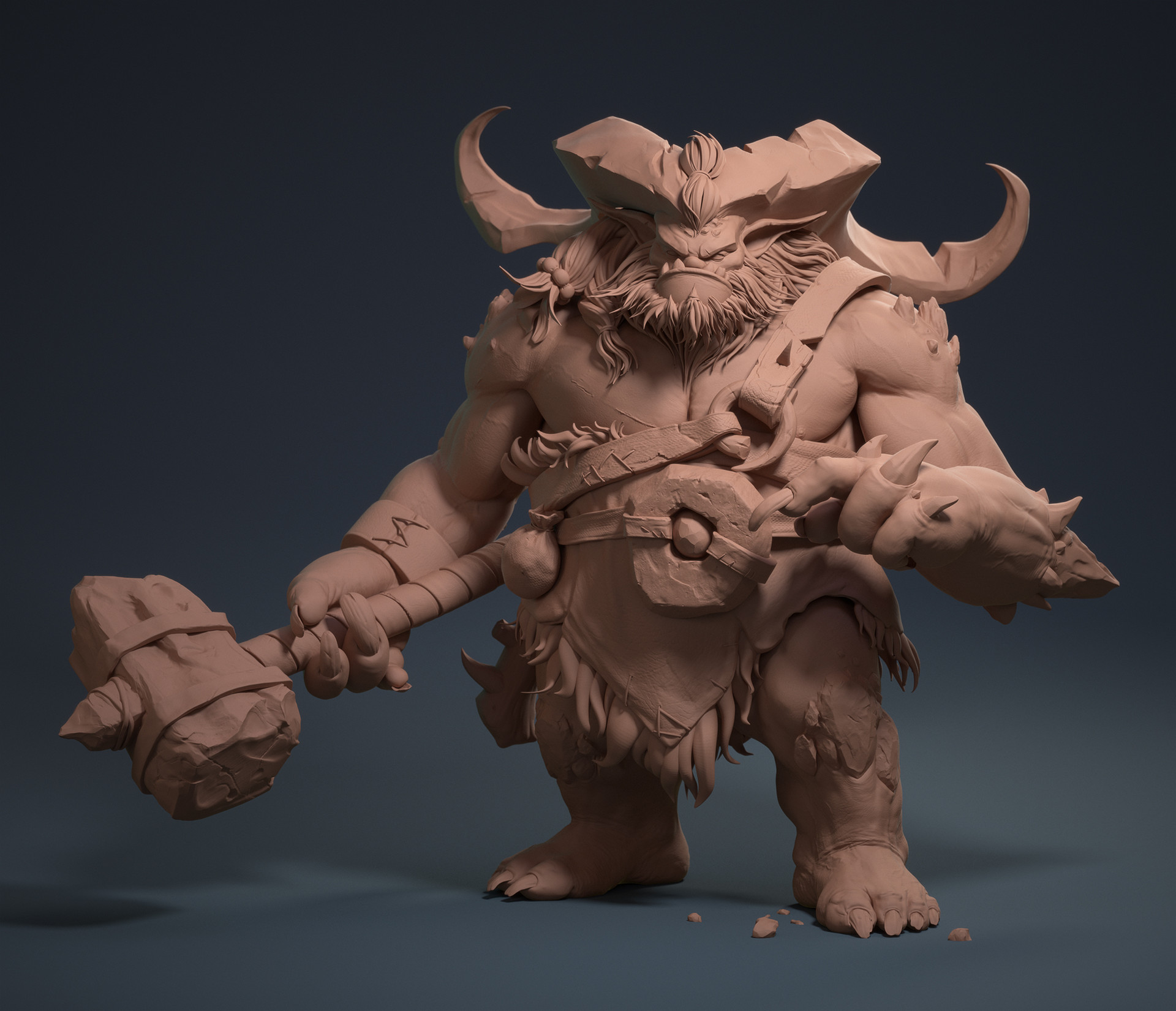 ArtStation - cole-eastburn-bugbear—WIP