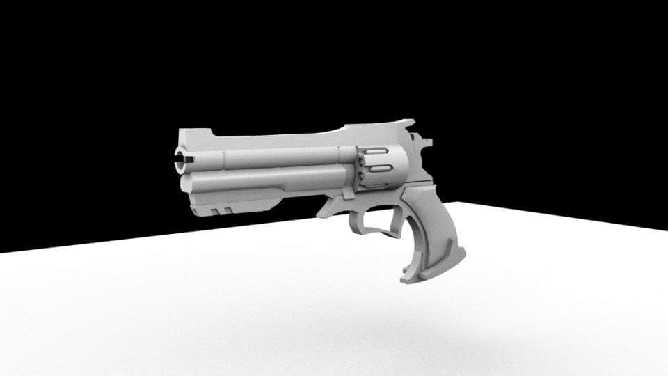 ArtStation - Overwatch Mccree Gun Model