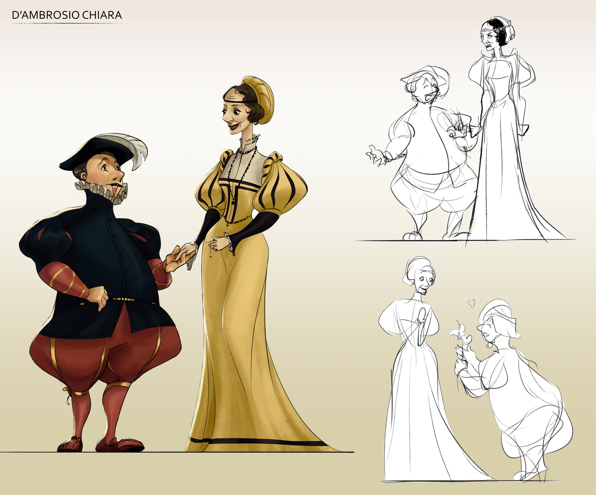 ArtStation - Renaissance character design