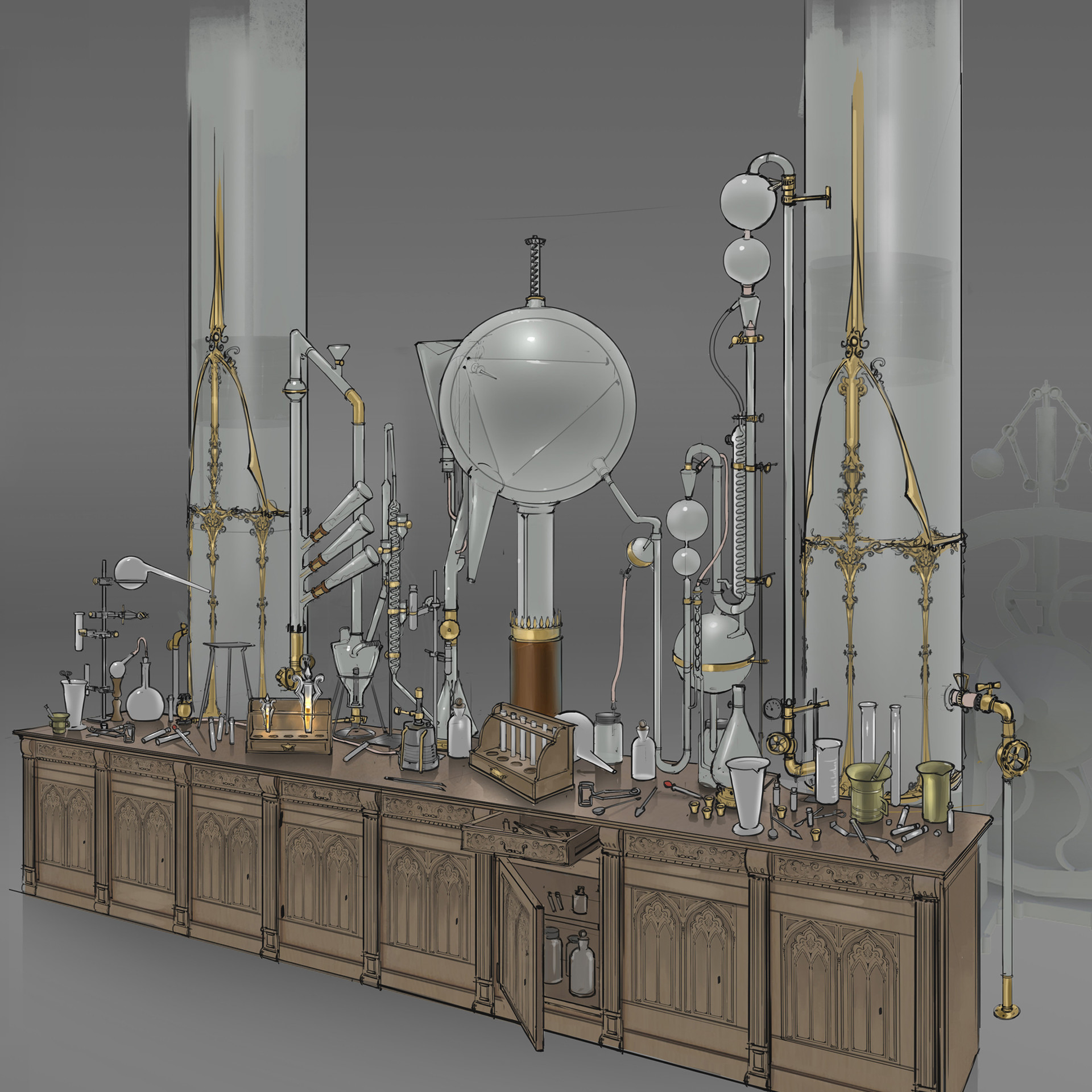 ArtStation - Lab Prop Design