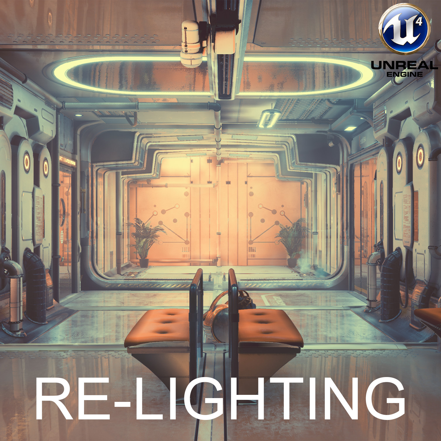 ArtStation - UE4 Re-Lighting | Wiktor Öhman's Deus Ex Environment