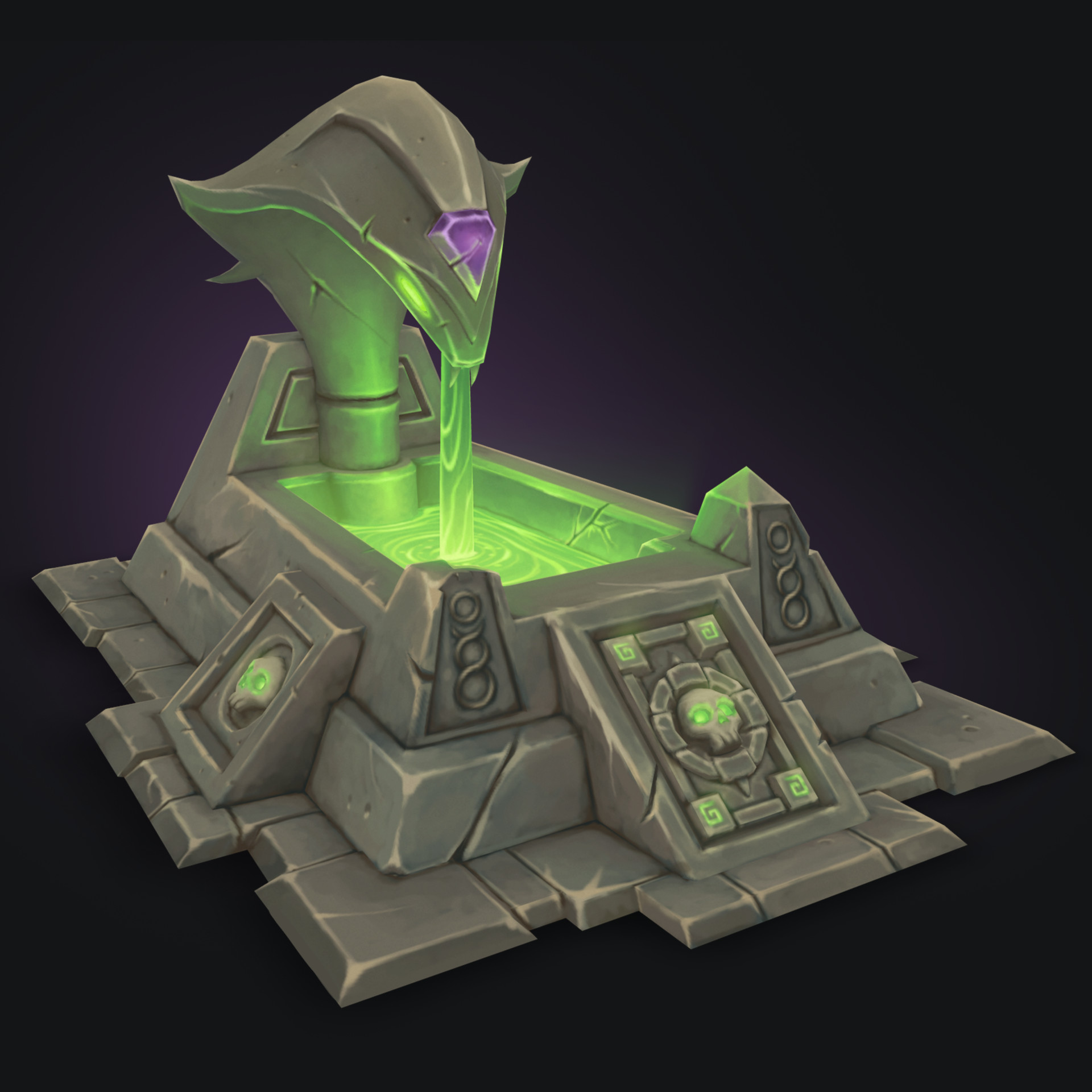 ArtStation - Snake Fountain