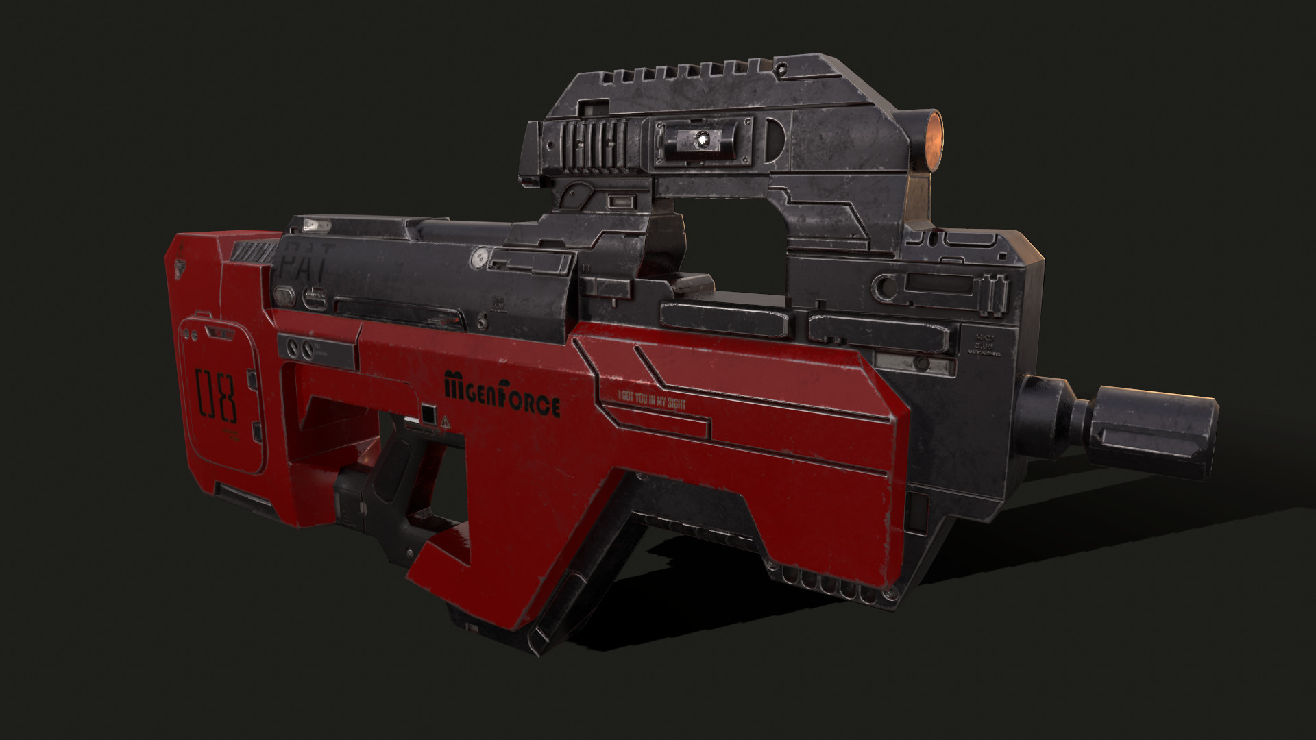 ArtStation - Sub-machine gun