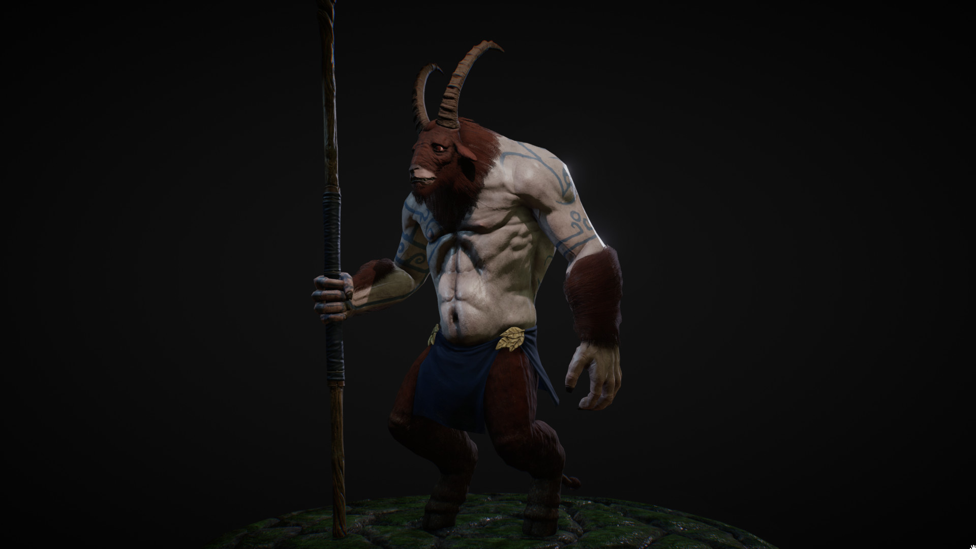 ArtStation - Faun Warrior