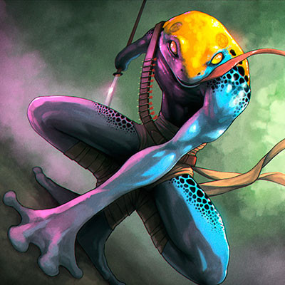 ArtStation - Frog dude