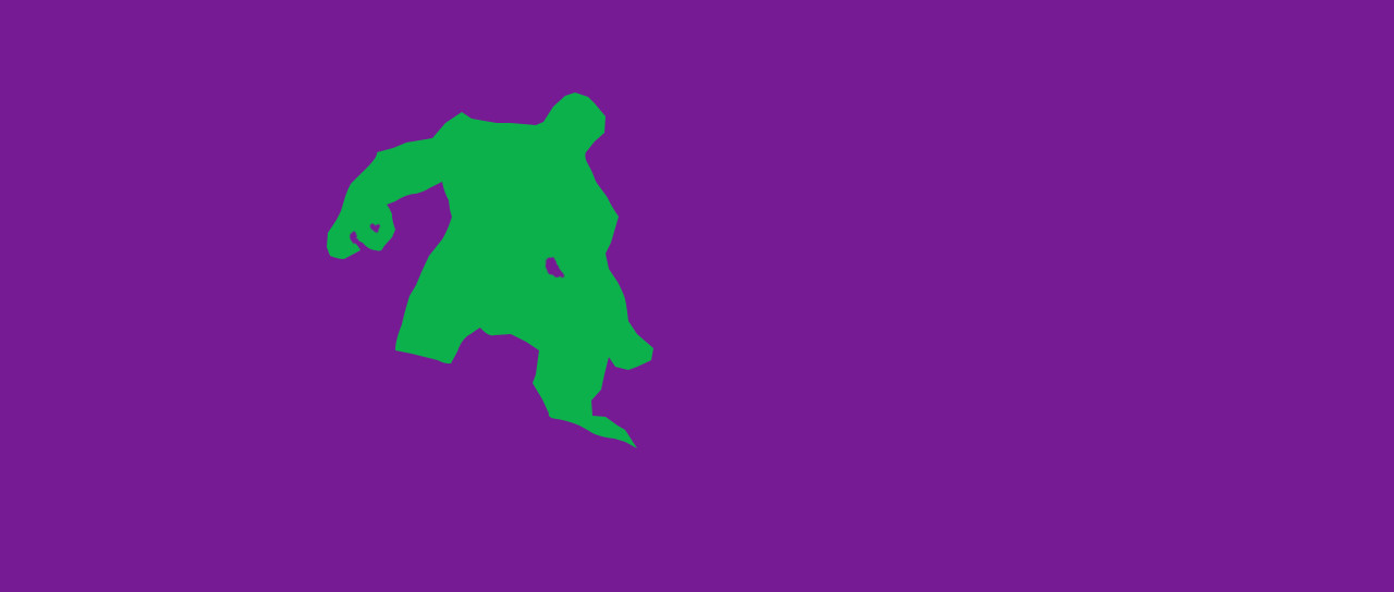 Elmo Hidalgo - THE INCREDIBLE HULK ANIMATION PLATE