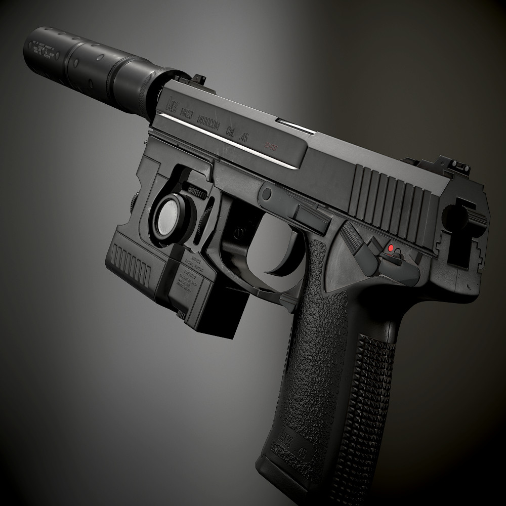 ArtStation - MK 23 SOCOM