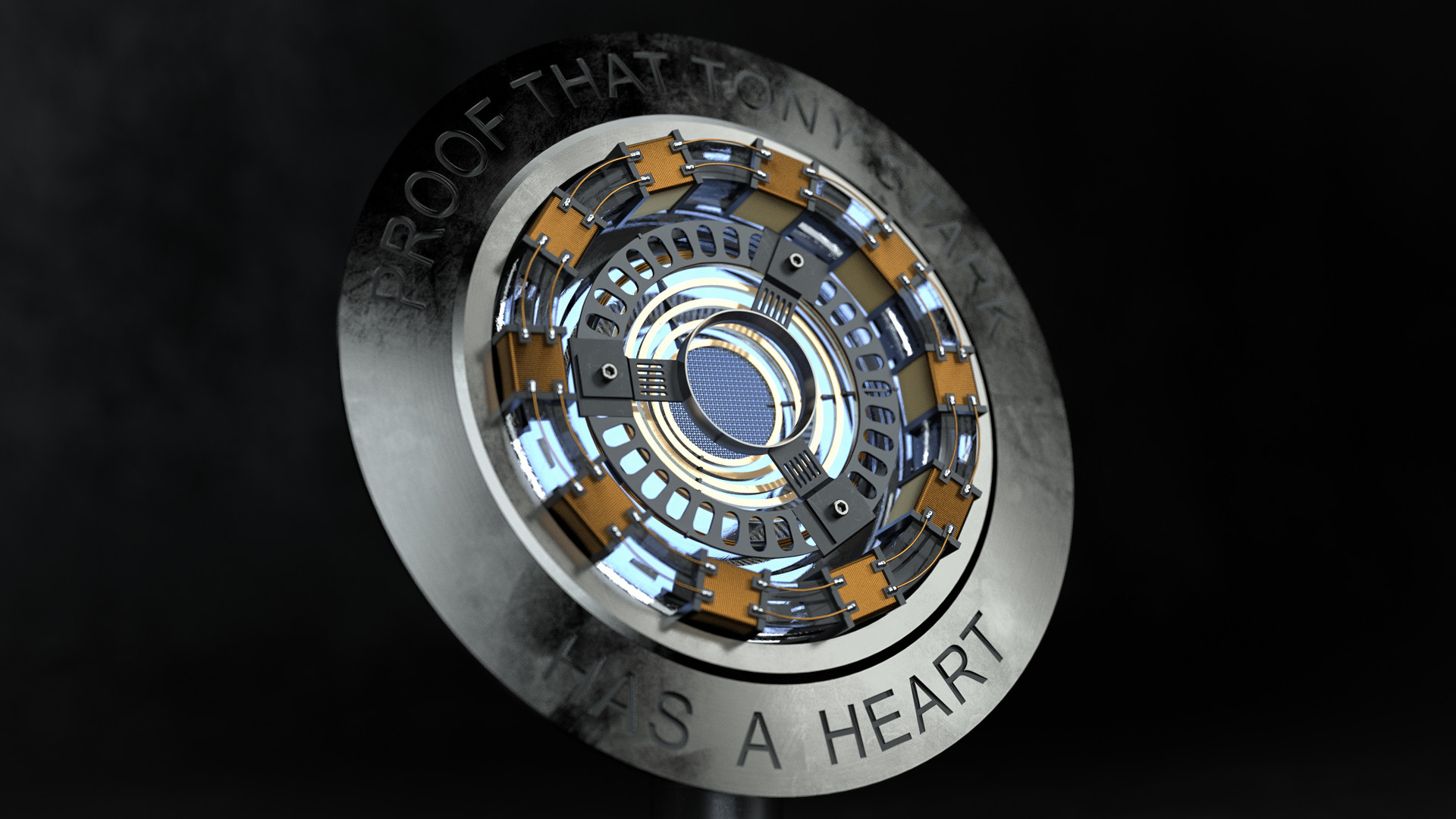 ArtStation - Iron man Arc Reactor MK1 -vhfine3d