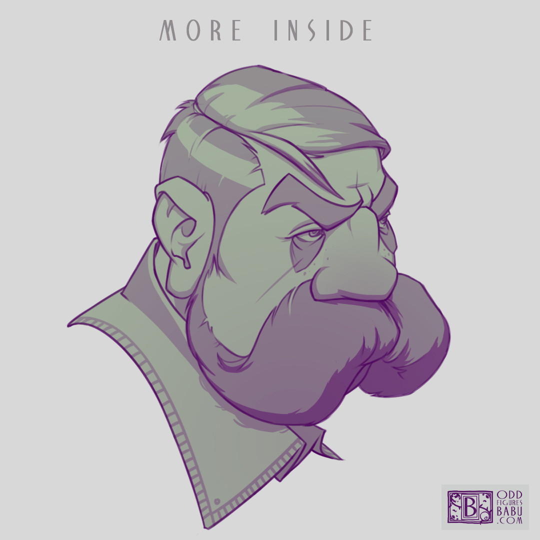 ArtStation - ODDfigures' Babu - Character sketches 2