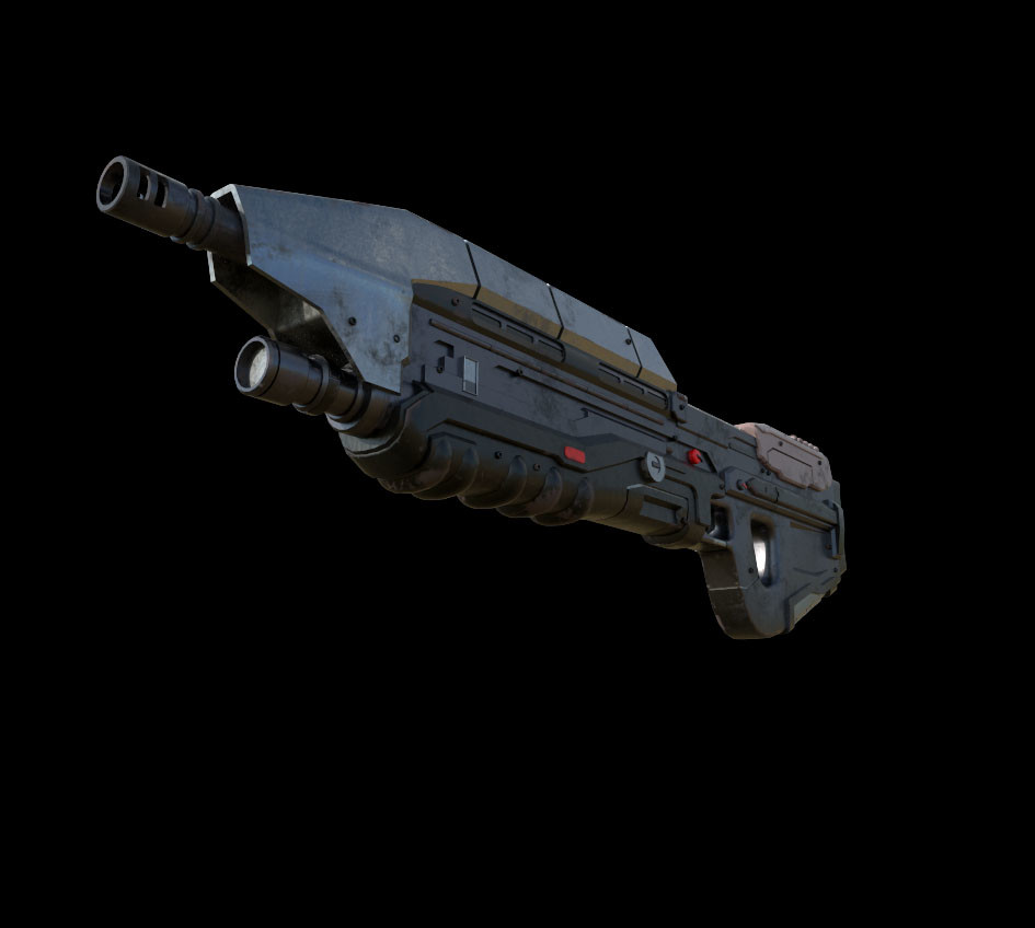 ArtStation - MA5D Halo Rifle