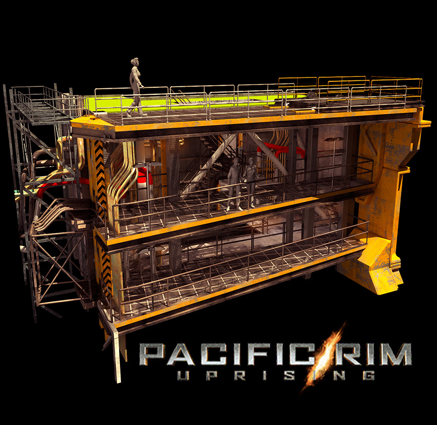 ArtStation - Pacific Rim Shatterdome Catwalk