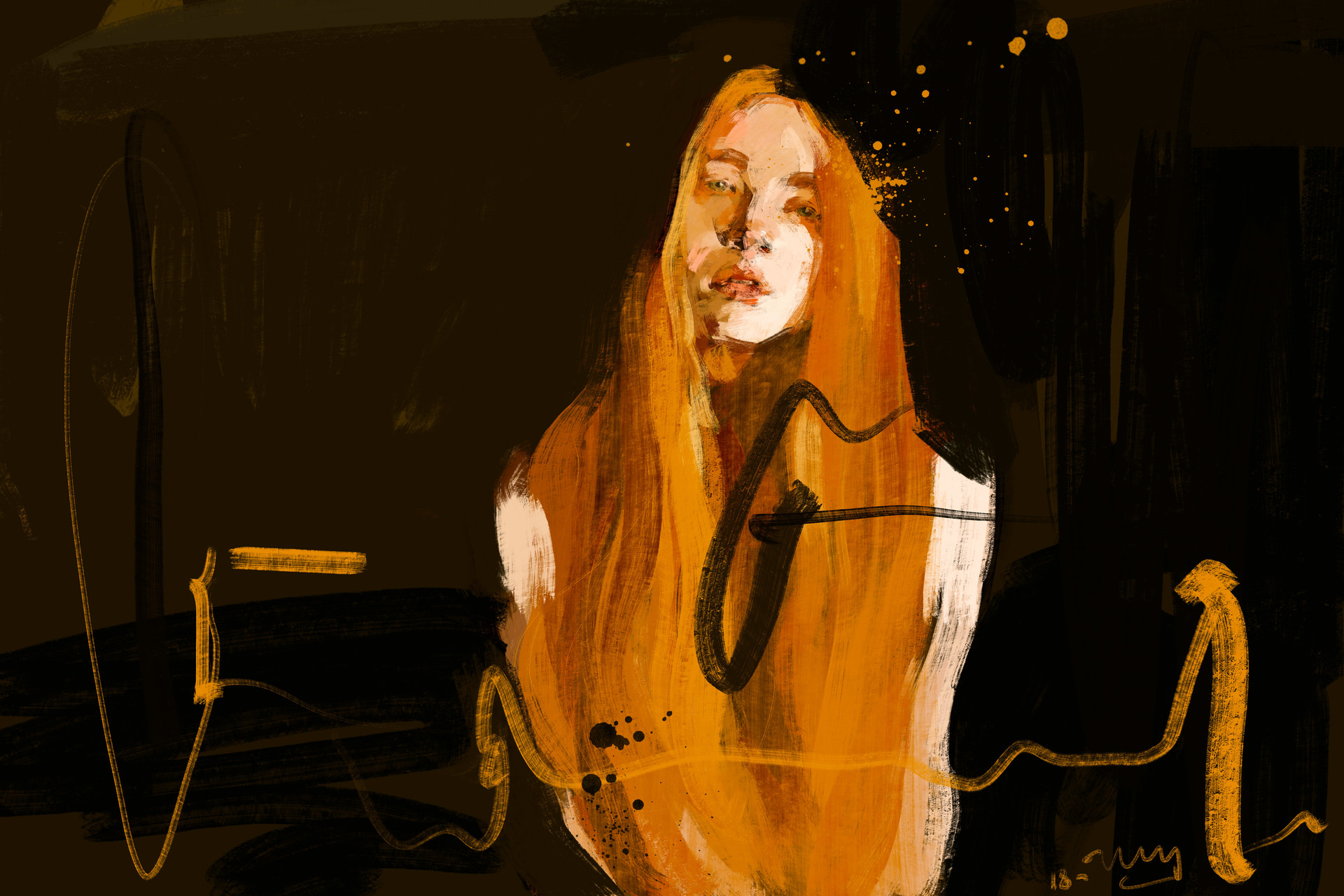 ArtStation - QU. ipad painting.