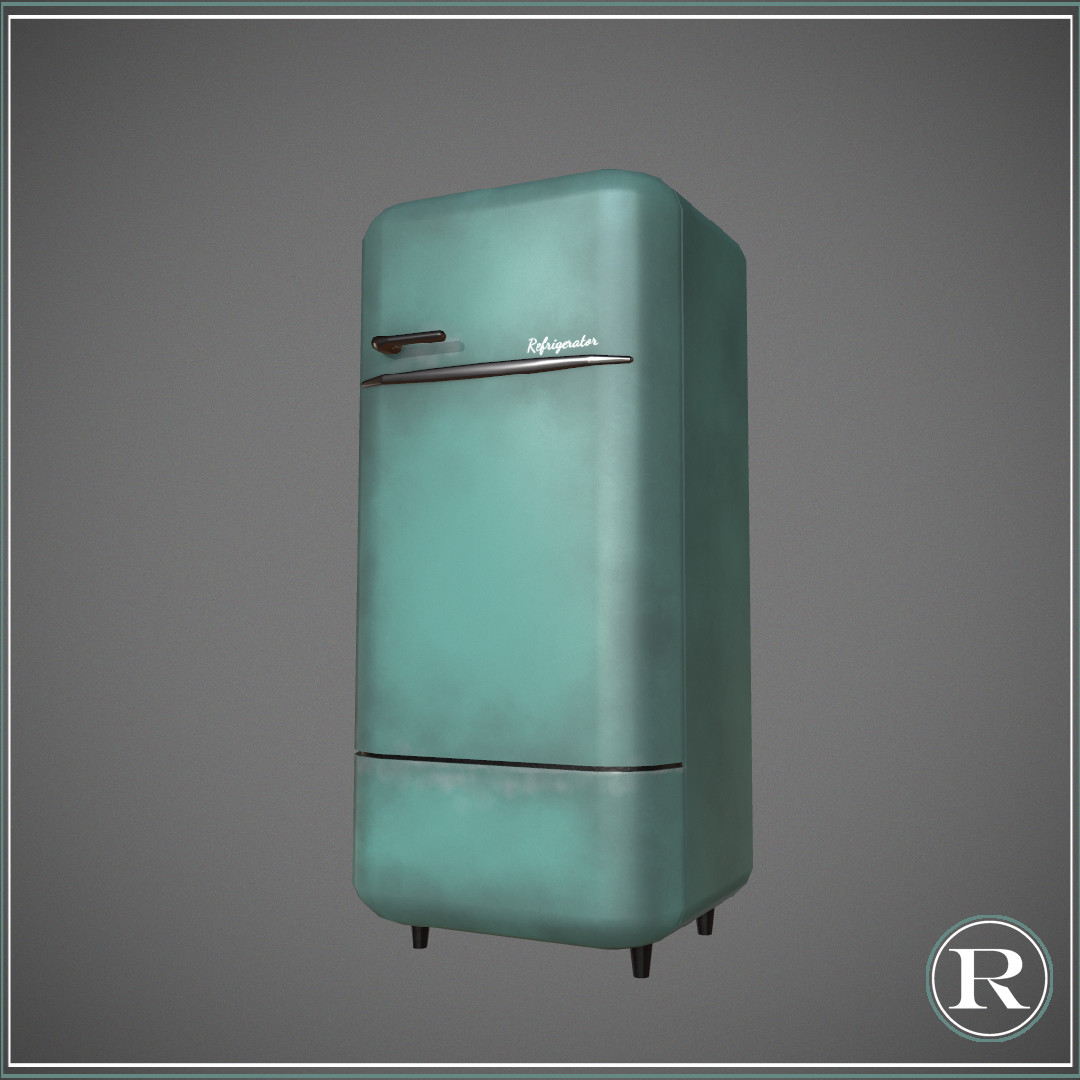 ArtStation - Old Fridge