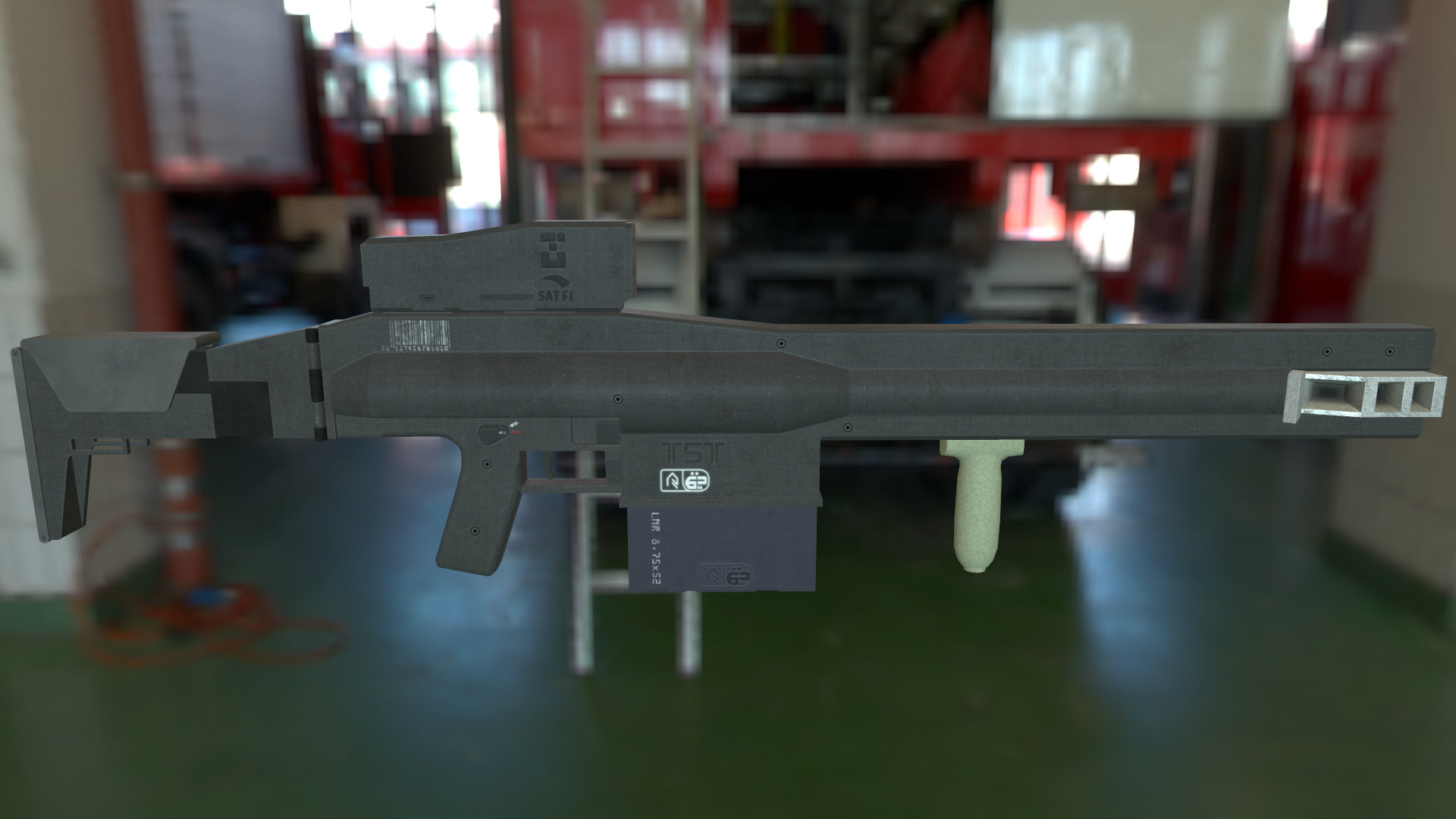 ArtStation - Elysium Sniper Rifle