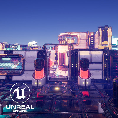 ArtStation - Nukers - SciFi Top Down Modular Kit and Level Design ...