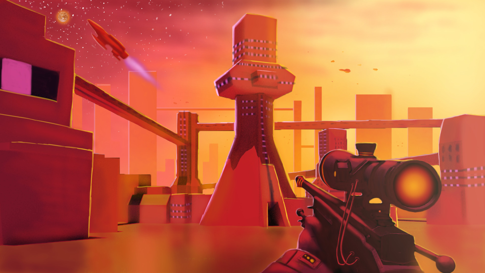 ArtStation - Mars city project