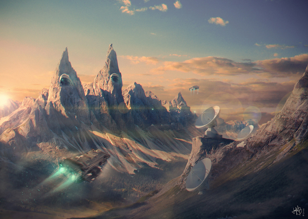 ArtStation - Mountain base