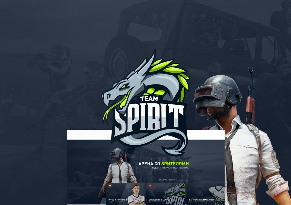 ArtStation - Team Spirit. Redesign concept