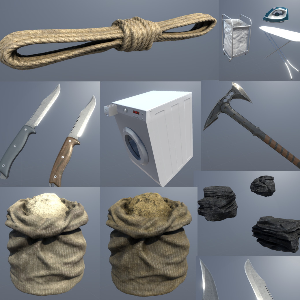 ArtStation - Some random props and tools