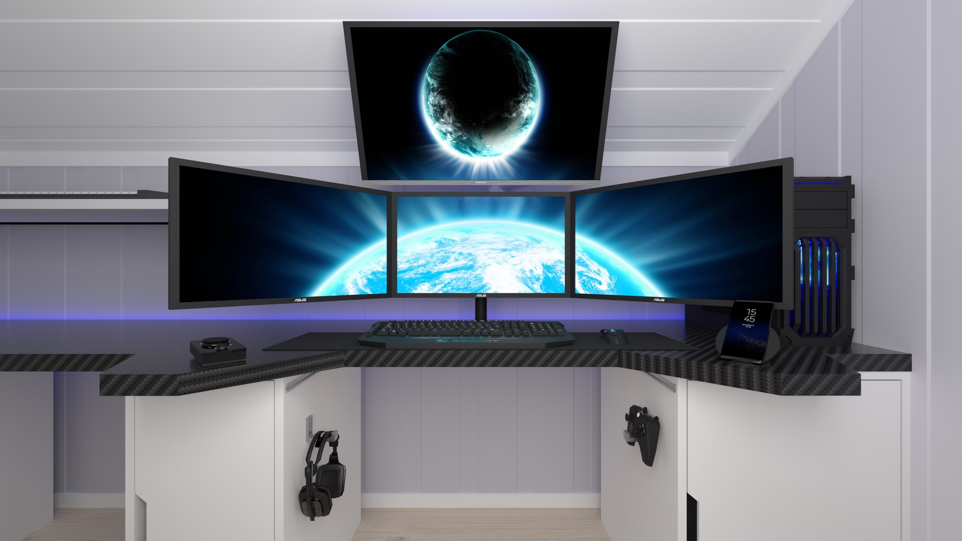 ArtStation - Gaming Setup Concept