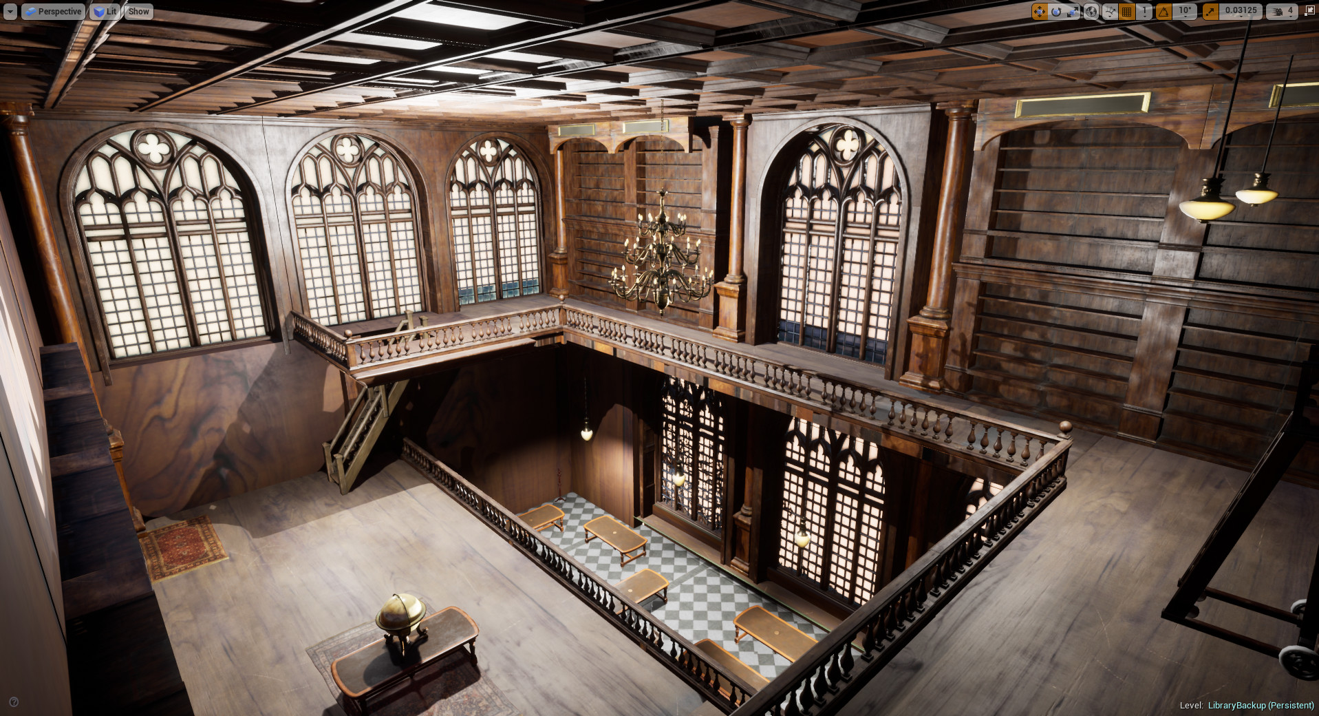 ArtStation - Library Work in Progress