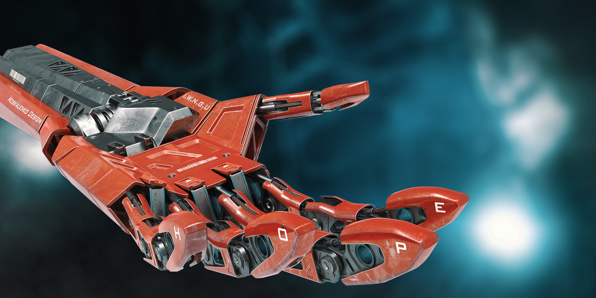 ArtStation - Mecha's hand