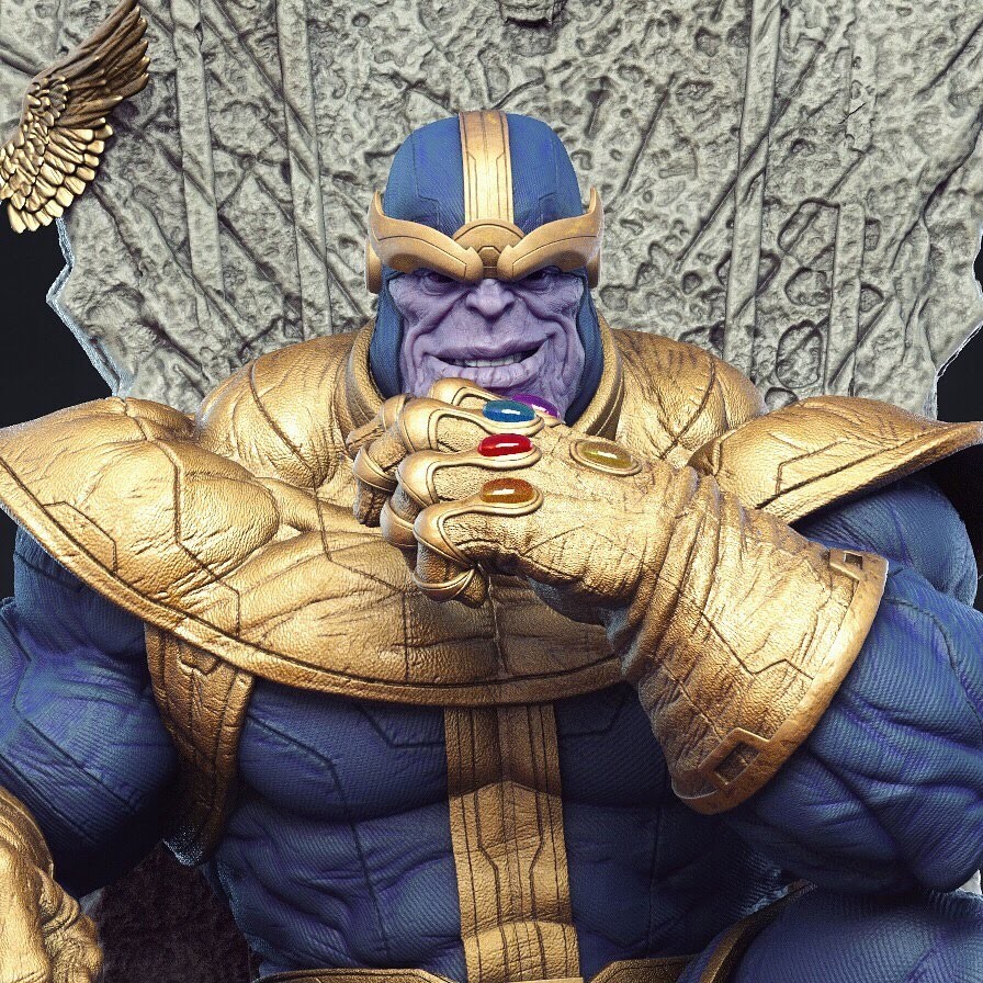 ArtStation - Thanos Keyshot render (commission work)