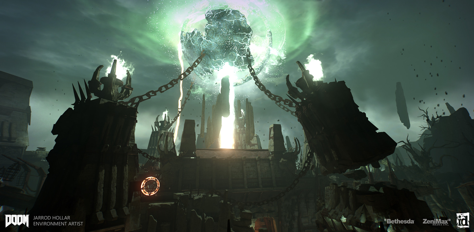 ArtStation - DOOM DLC PACK 1 - UNTO THE EVIL