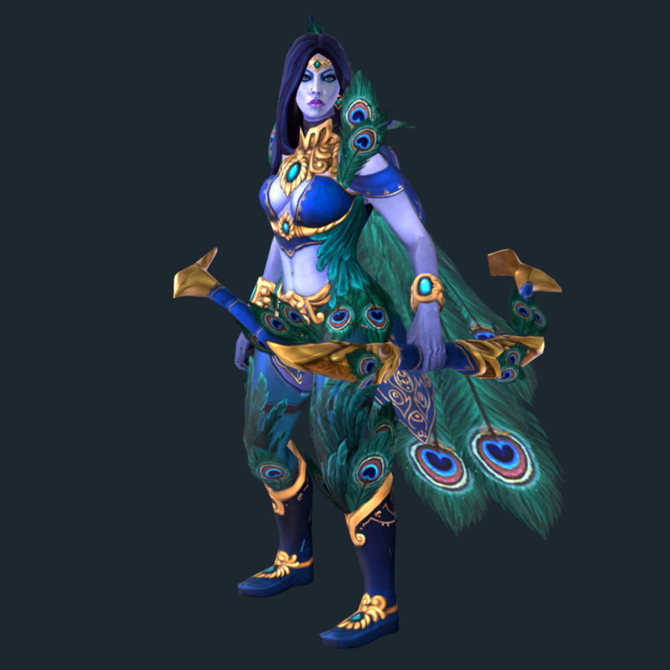 ArtStation - Dota 2 Workshop 2016 - Drow Ranger, Flight of the Mayuri set
