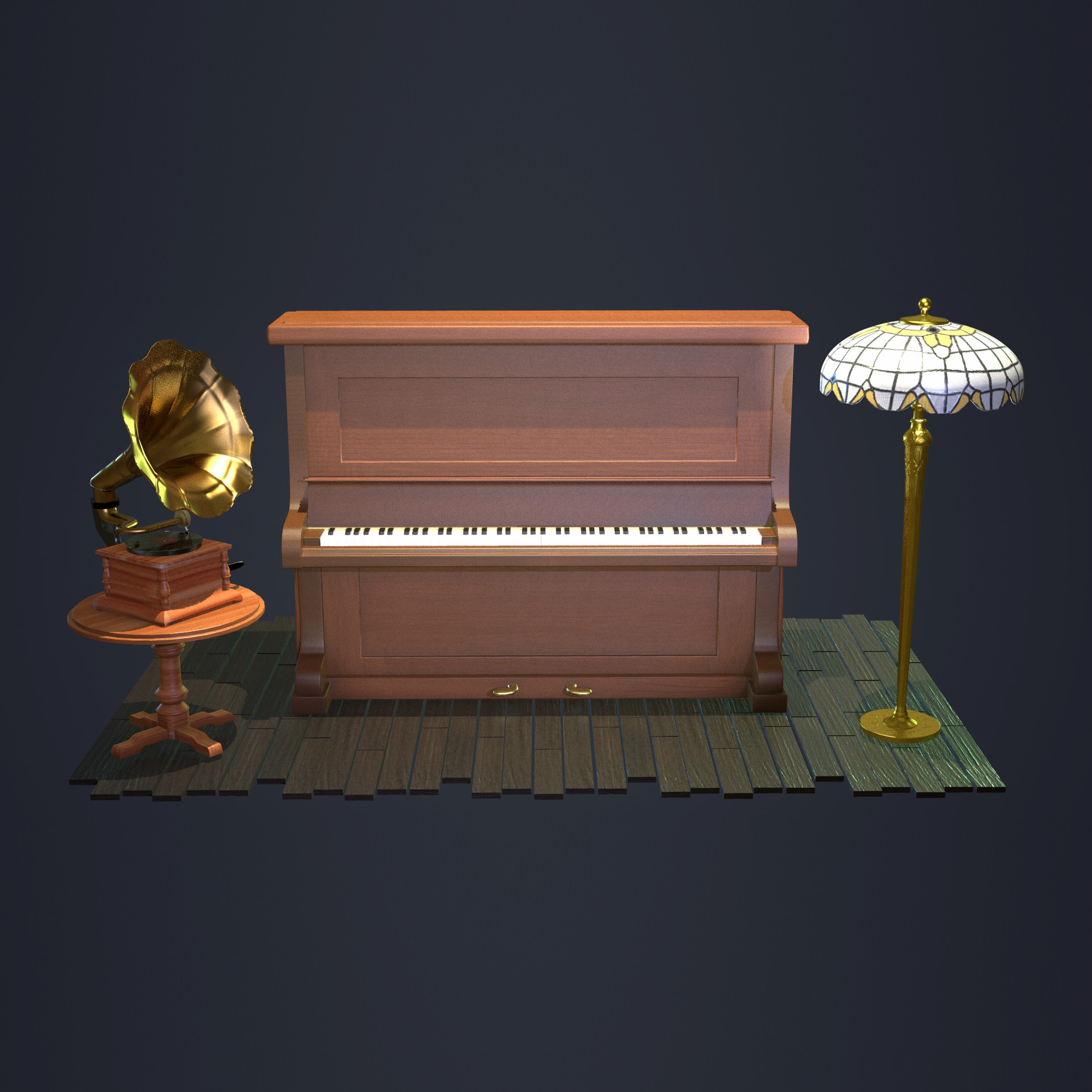 ArtStation - 1920s-Themed Props