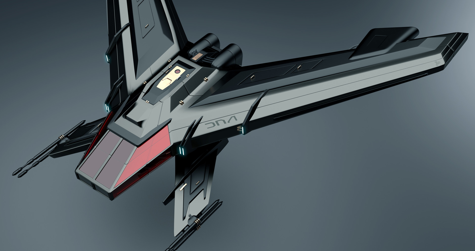 ArtStation - Orbital Recon Ship - Polygonal modeling