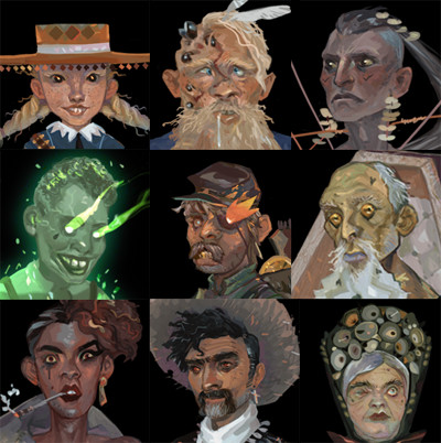 ArtStation - Wild West Challenge (character design)