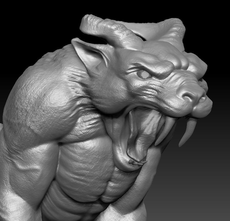 ArtStation - Beast sculpt