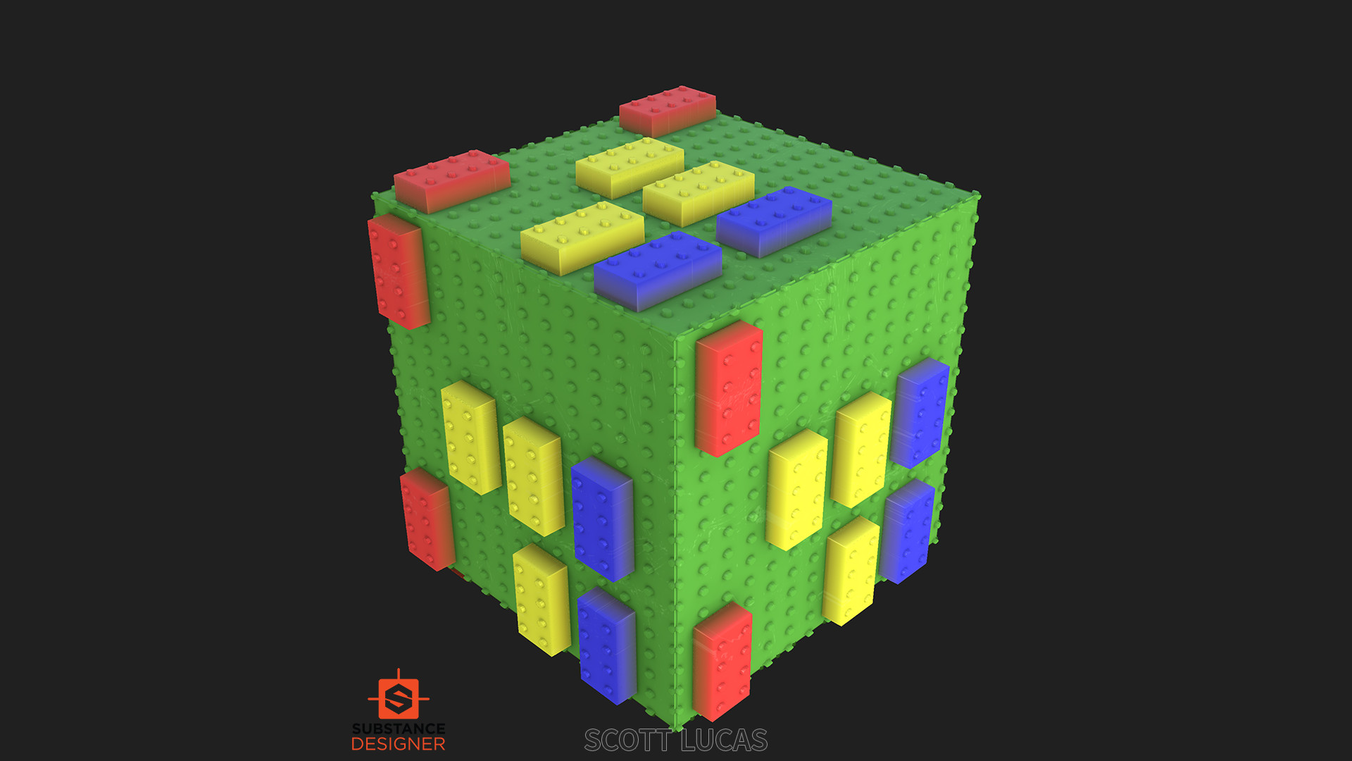 ArtStation - Lego Bricks PBR Material