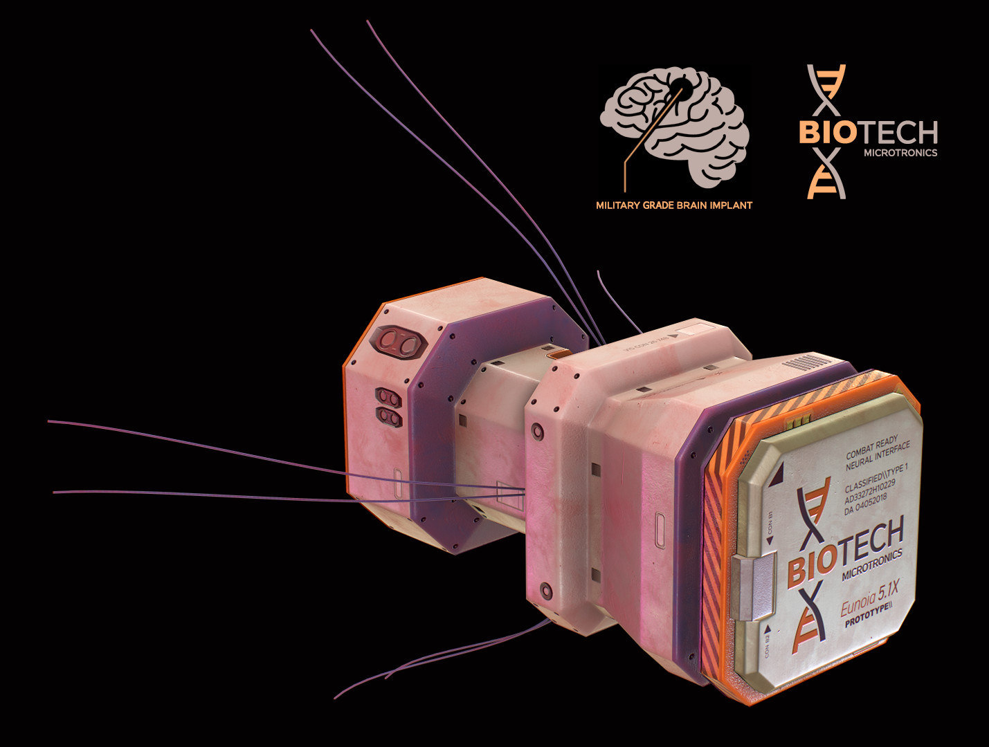 ArtStation - BIOtech brain implant