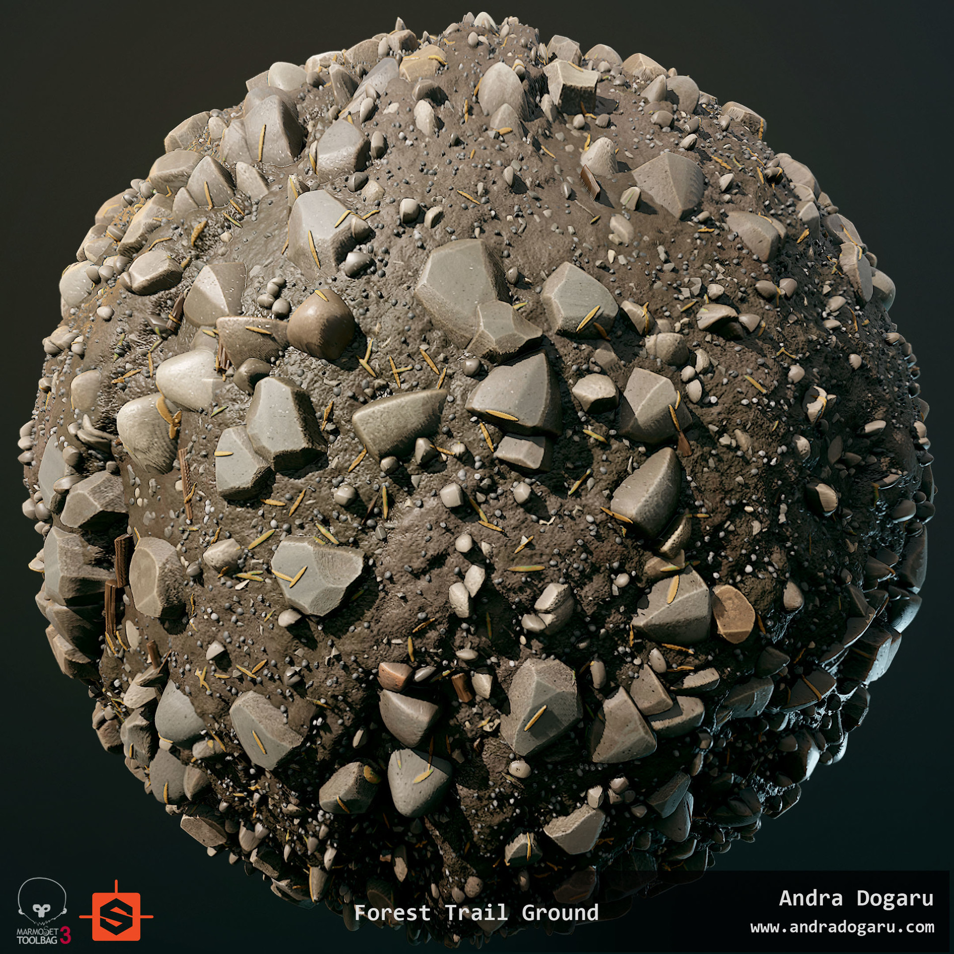 ArtStation - Forest Trail Ground