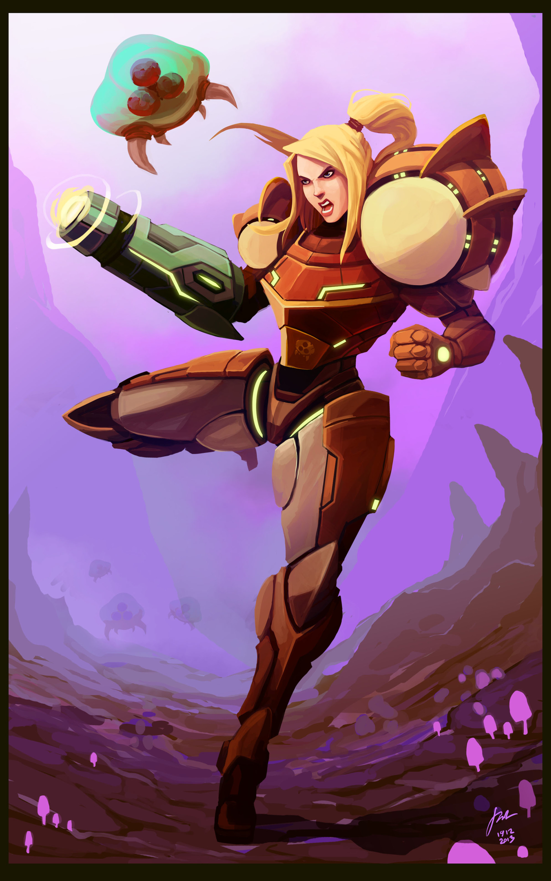 ArtStation - A Metroid Moment