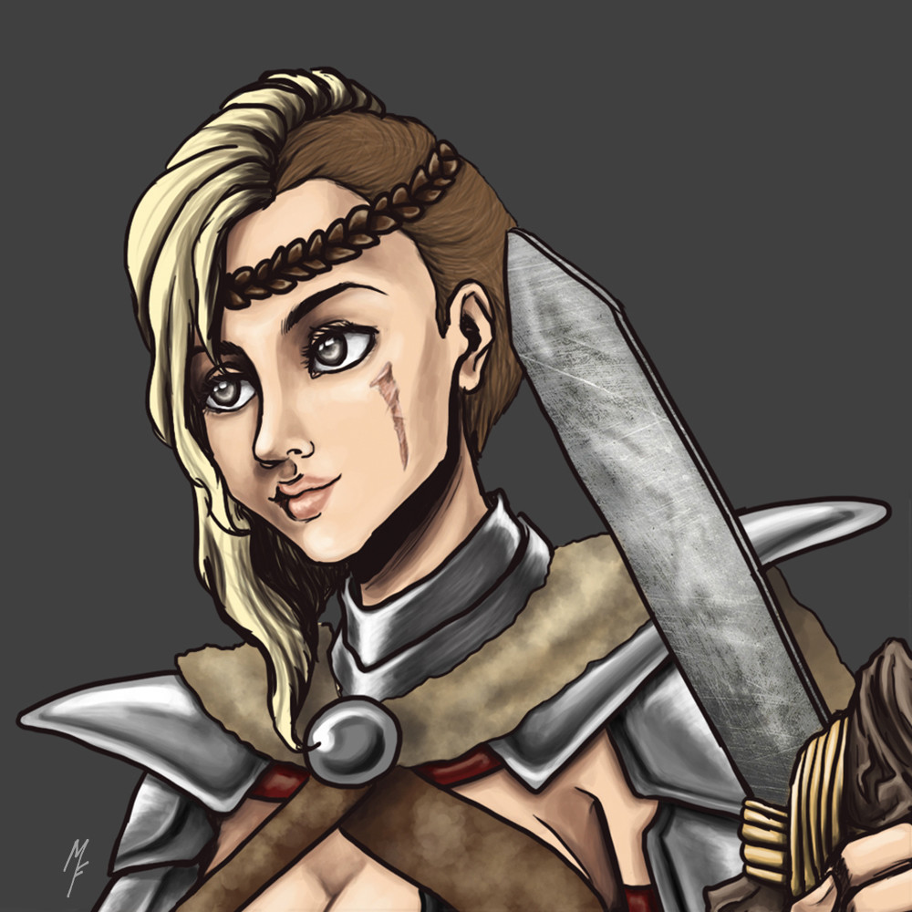 ArtStation - COMMISSION: Sera - Character Sheet for HikkiNeet