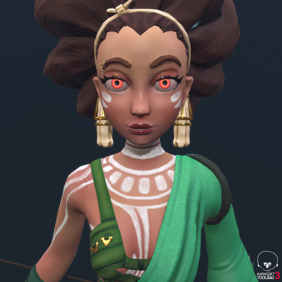 ArtStation - Ringtail Girl