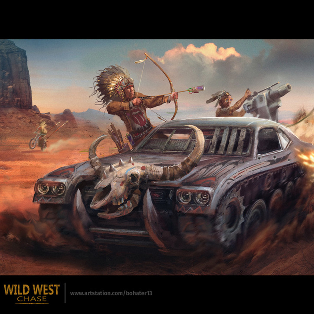 ArtStation - Wild West Chase