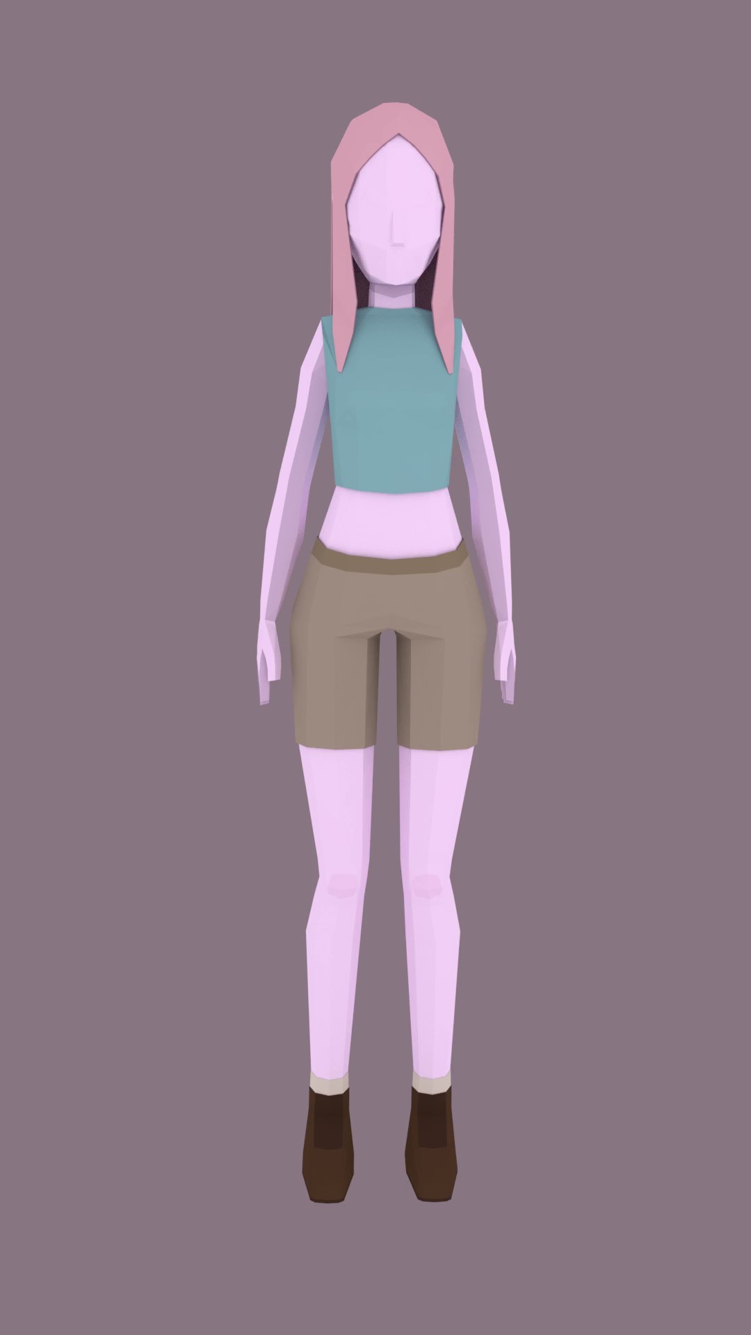 ArtStation - Low-Poly Girl
