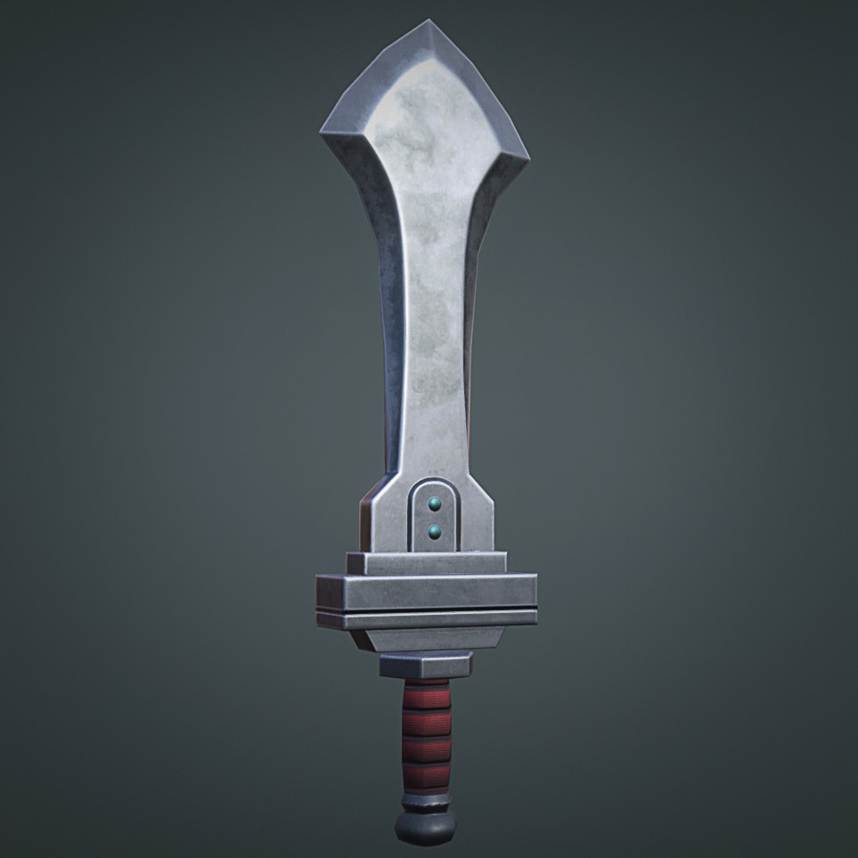 ArtStation - Dagger weapon game model