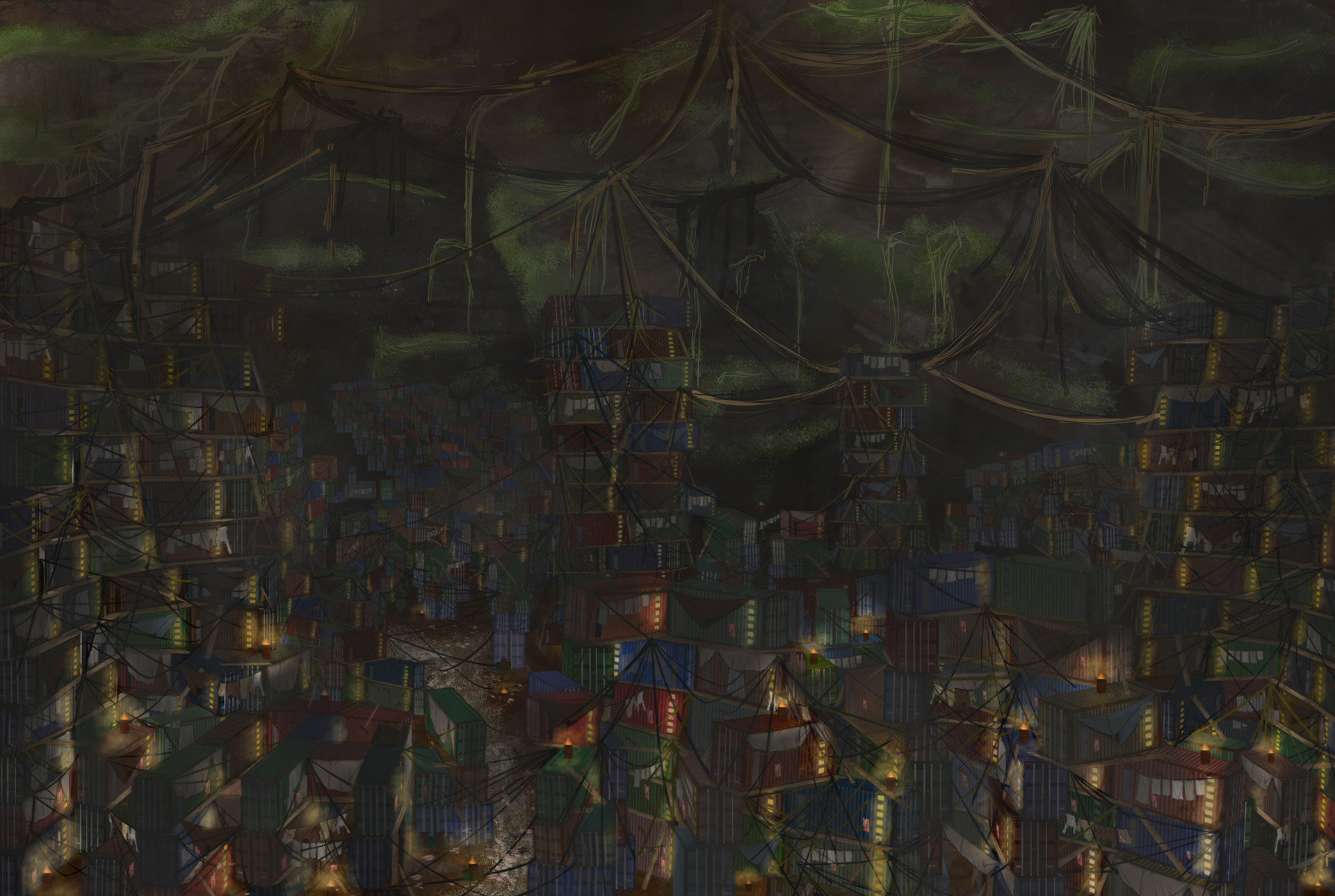 ArtStation - Dystopian Underground City