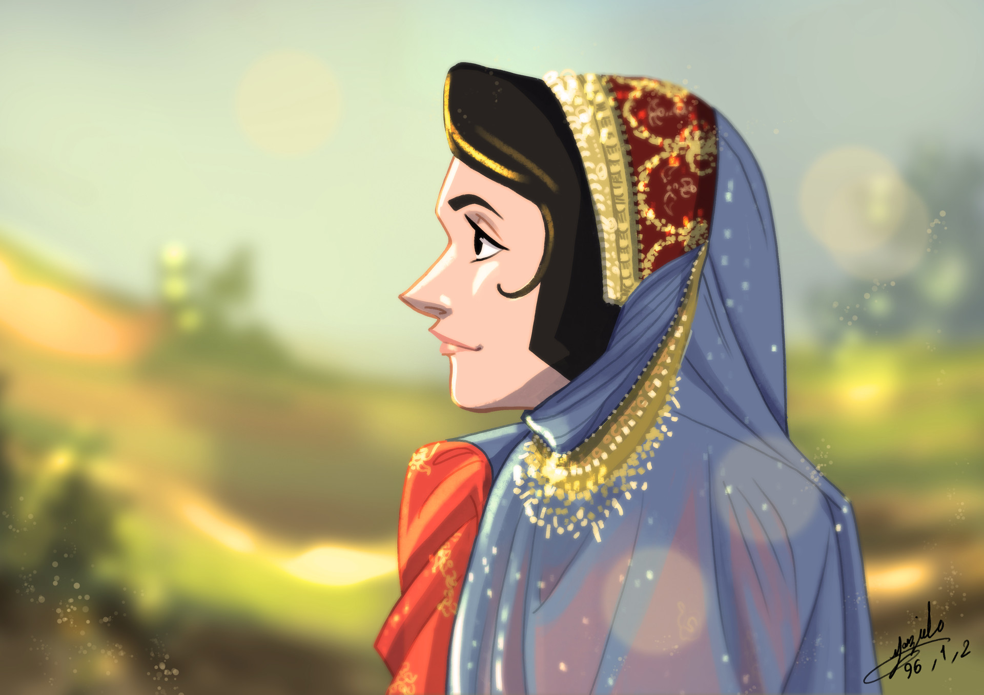 ArtStation - Bakhtiari Woman