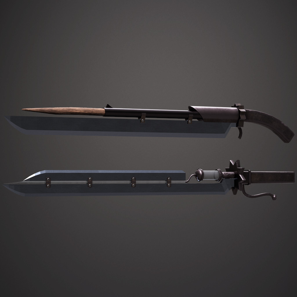 ArtStation - Steampunk Swords
