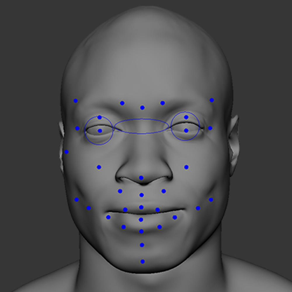 ArtStation - Mesh Projection, Blendshape Retargeting and Facial Rig