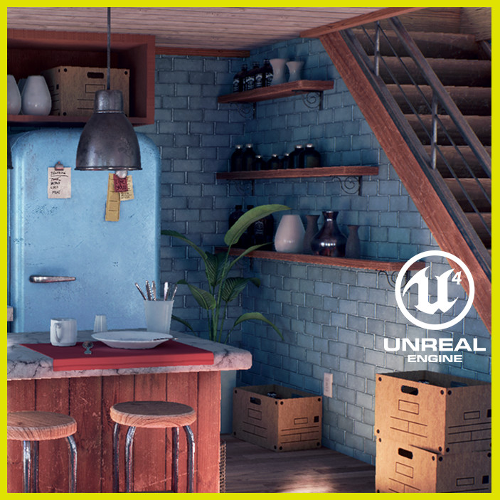 ArtStation - Game Interior WIP #2