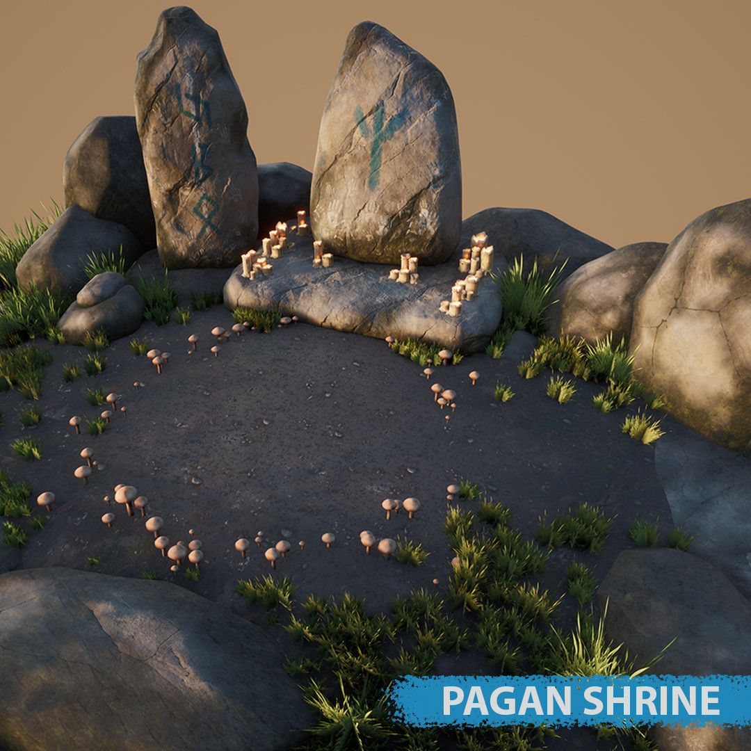 ArtStation - Pagan Shrine • Final Year Uni Project