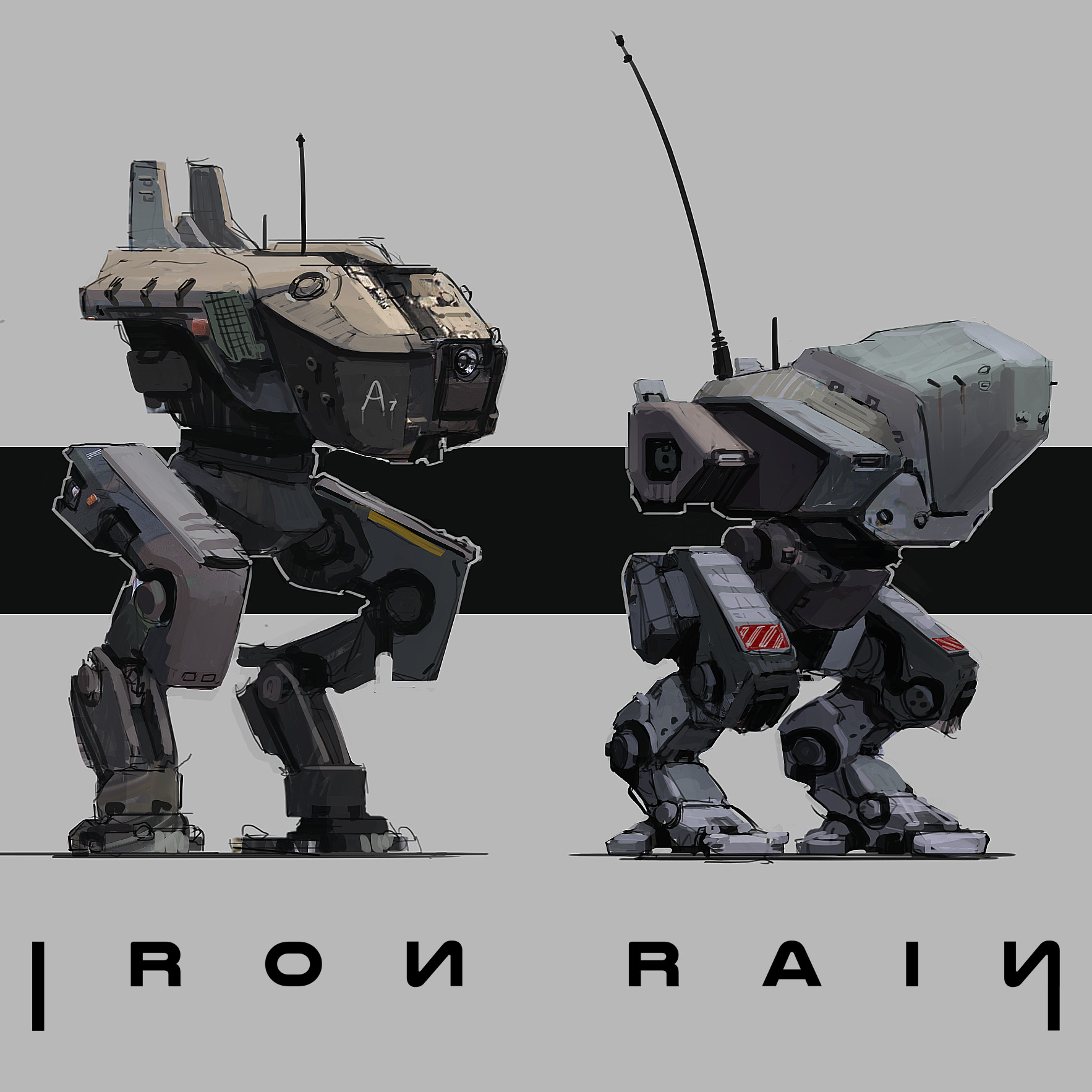 ArtStation - Digging into our second class of mech.