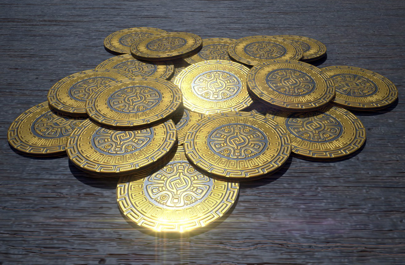 ArtStation - Substance Sunday - Aztec Coins